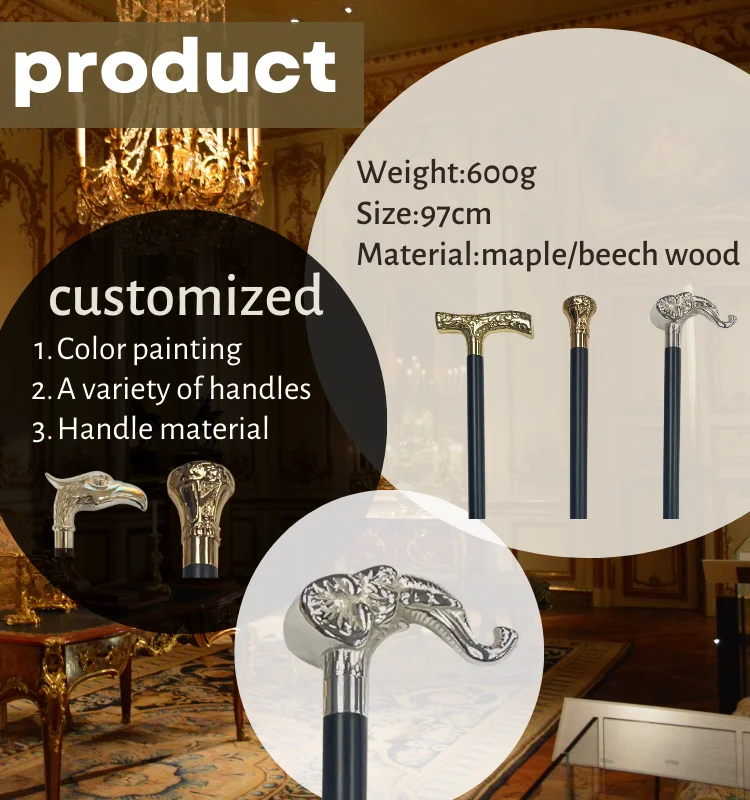 Antique Elephant Style Pure Silver Walking Cane - Buy Elephant Style ...