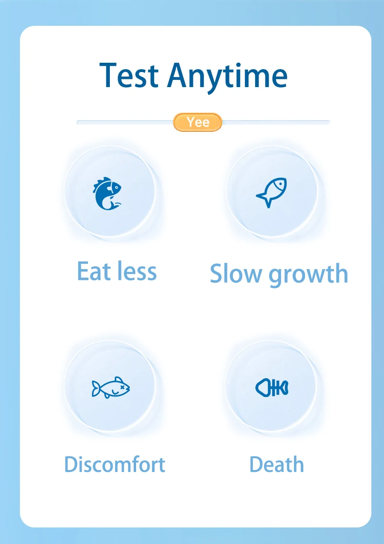 YEE 7 in 1 Aquarium Water Test Strips - Accurate & Sustainable