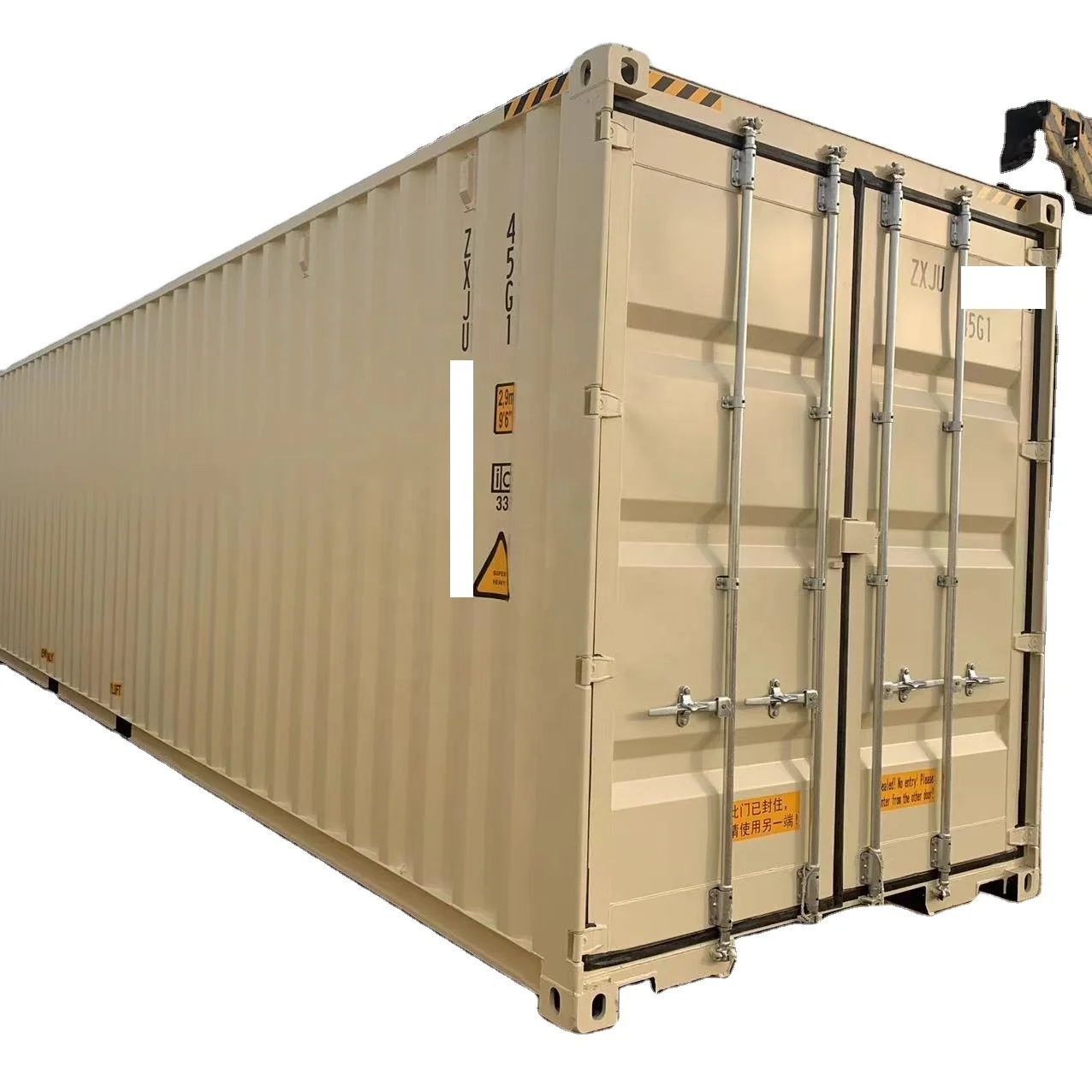 40hcdd Double Doors High Cube Standard Oversea Cargo Shipping And ...