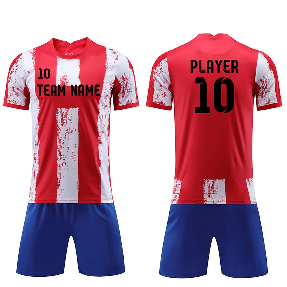 Customized Soccer Uniform Set For Adults Oem Service Unisex Sportswear ...