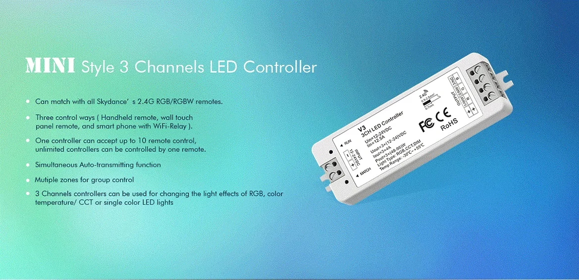 V3 Rgb Led Controller - Buy Led Controller For Led Strip,Rgb Led ...