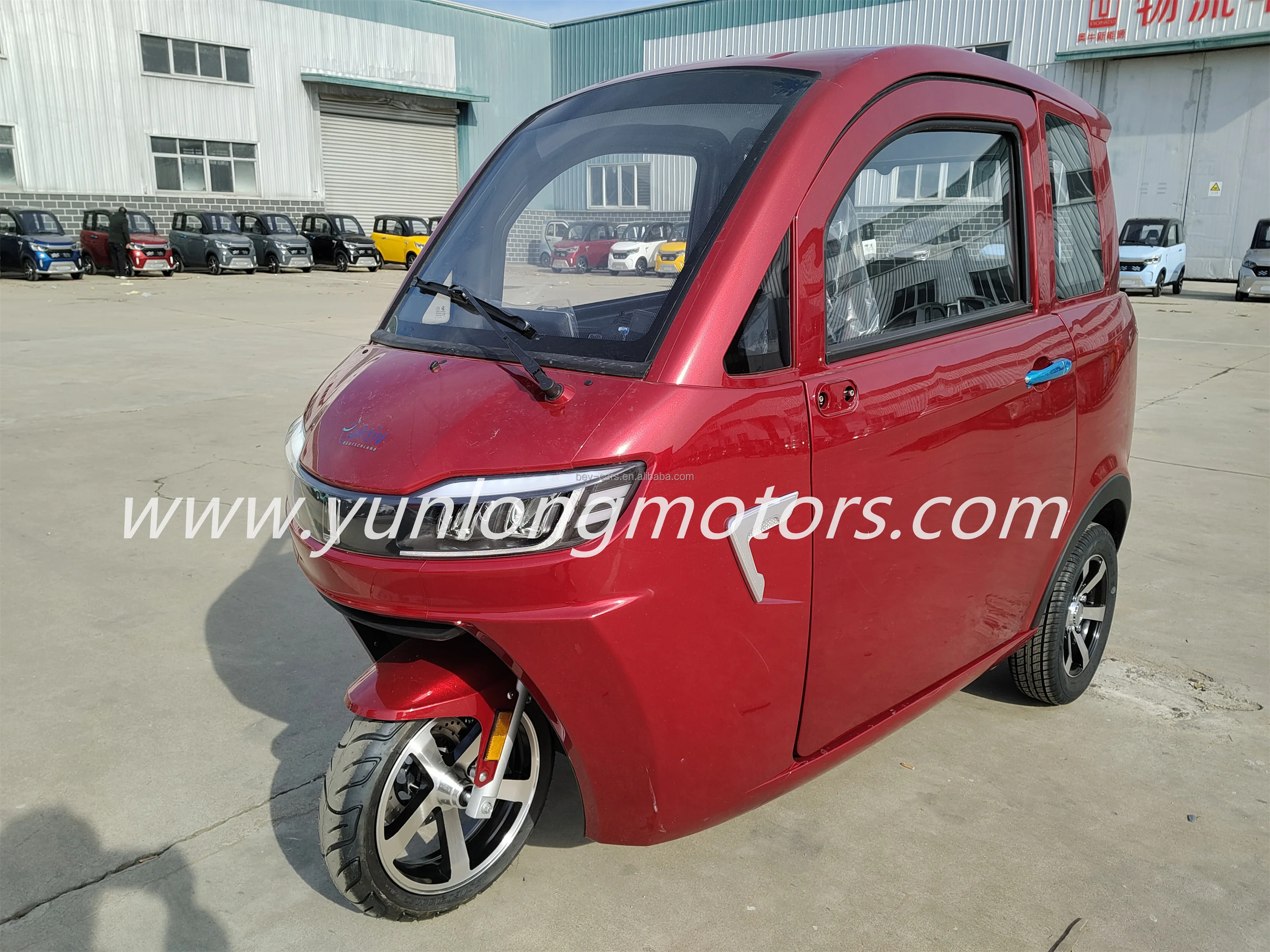 Eec L2e Certification 3 Wheel Electric Trike Passenger Tricycle with ...