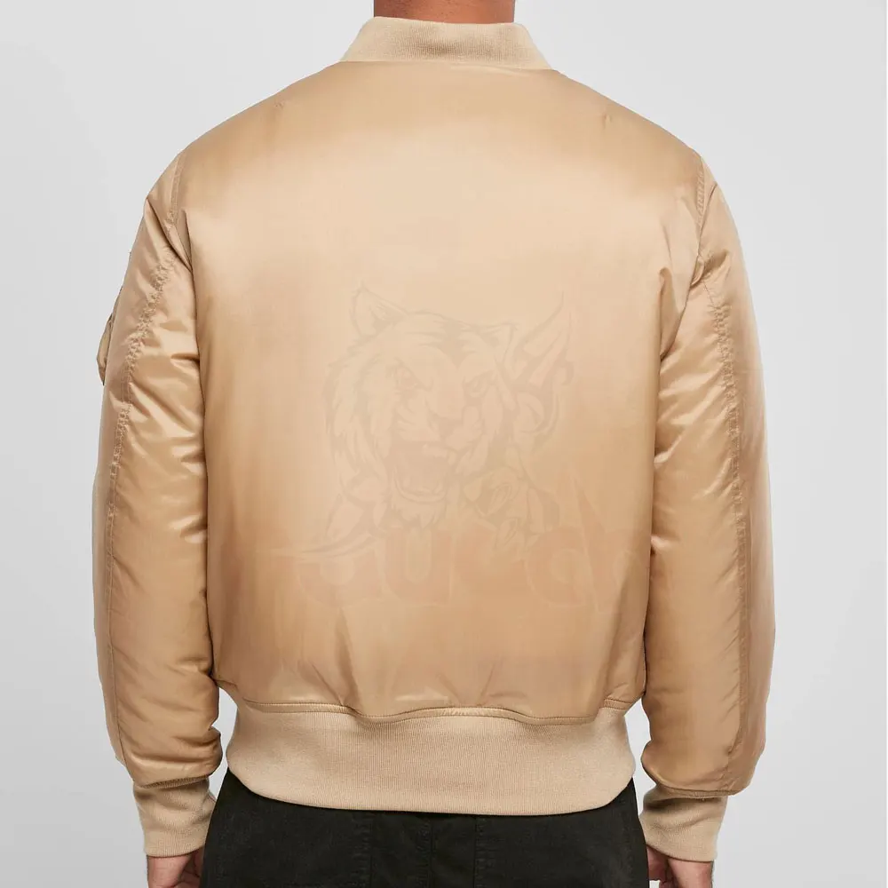 Latest Design Satin Made Men Bomber Jacket Waterproof Bomber Jacket ...