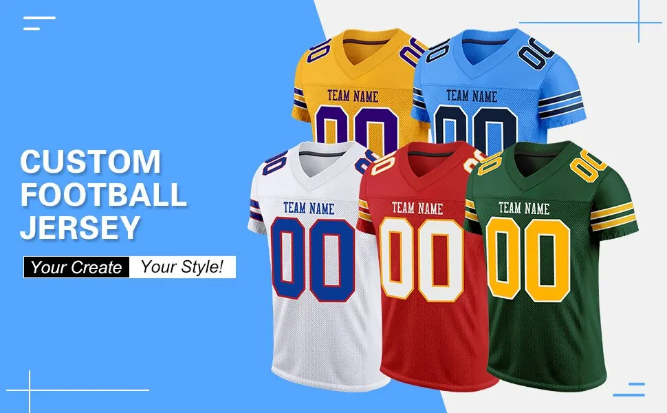 Bulk Selling American Football Uniforms Long Durable Fabric American ...