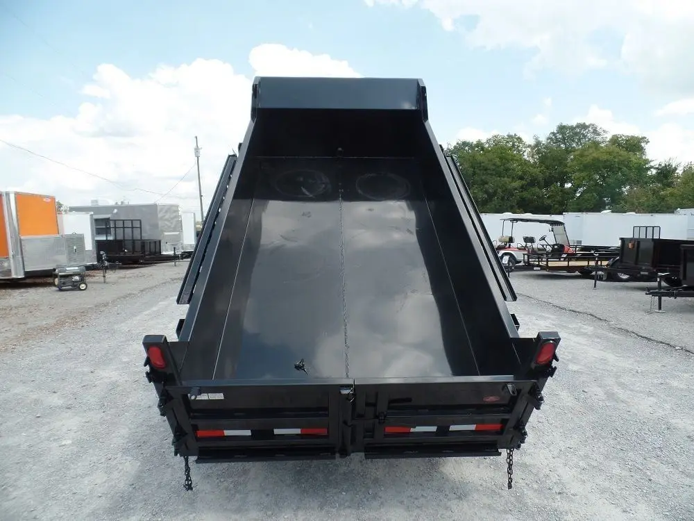 Heavy Duty 6 X 12 Hydraulic Dump Trailer with Gear & Motor Components ...