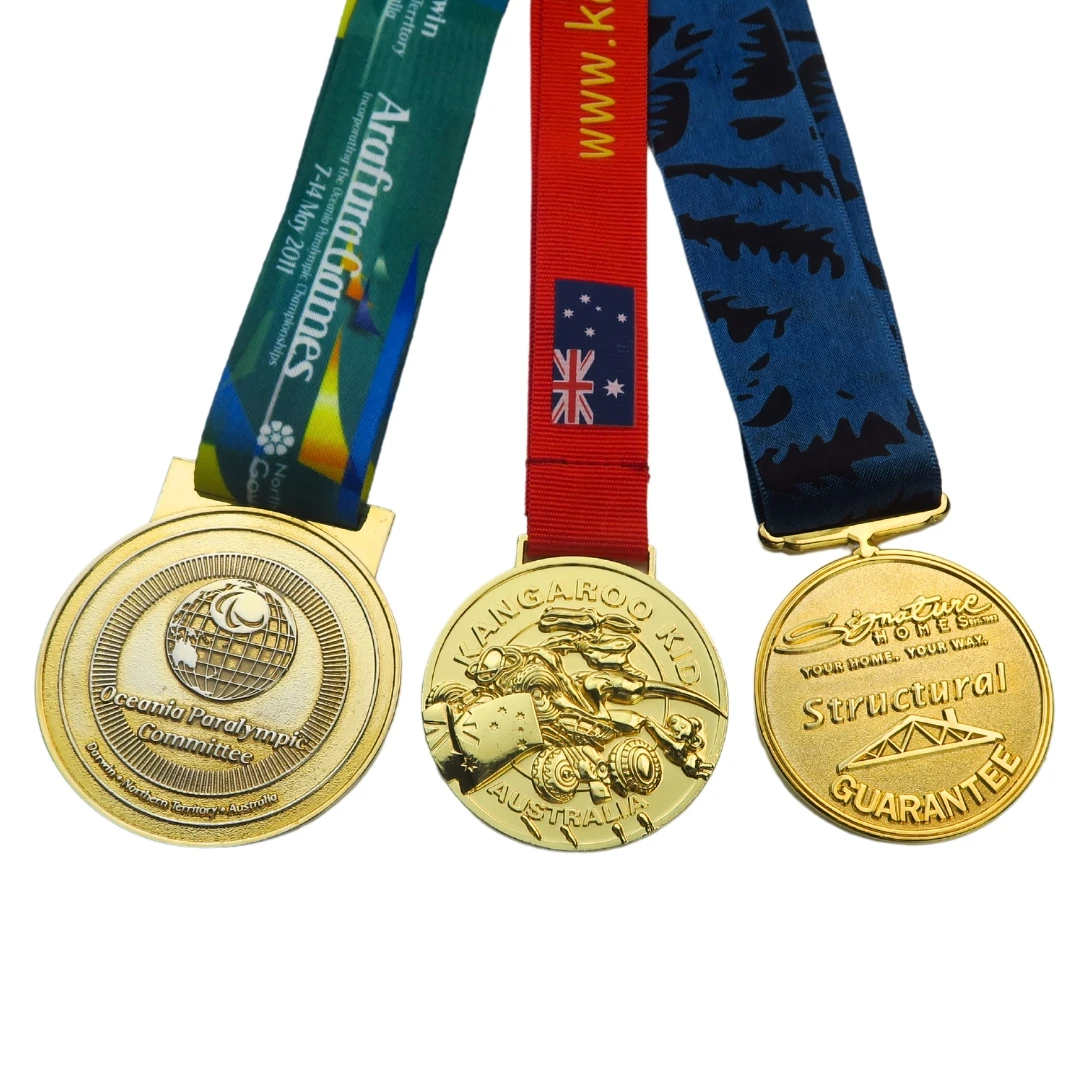 Manufacture Custom Gold Medals With Lanyard - Buy Custom Gold Medals ...