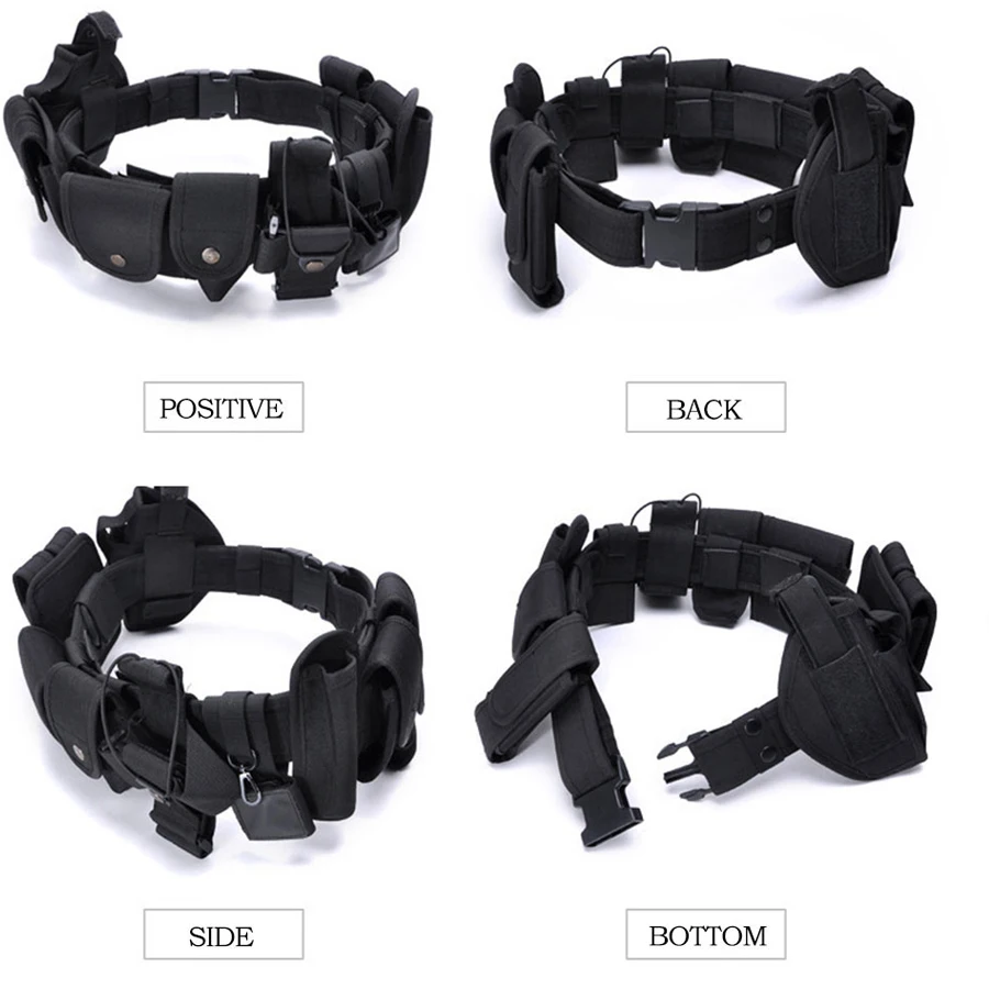 Belts Durable for Security Waist Belt Duty Belt Outdoor Solid Color ...