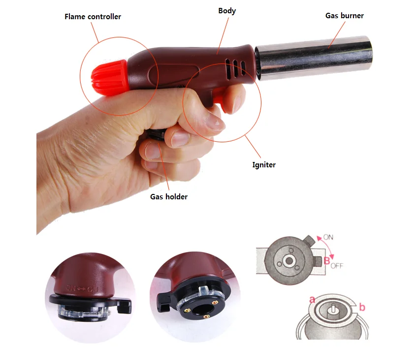 KW Series Butane Gas Torch - Reliable Welding and Cooking