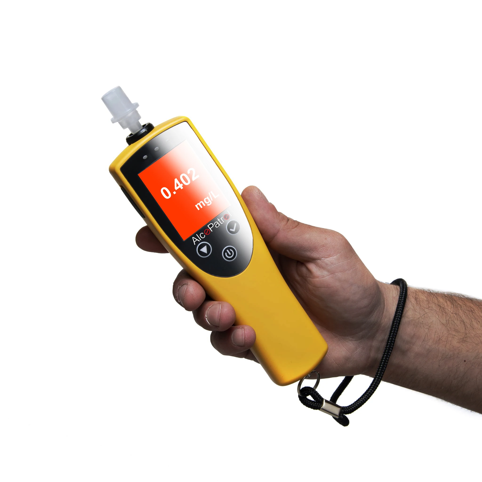 Yellow Breathalyzer - Professional Breath Alcohol Sensor
