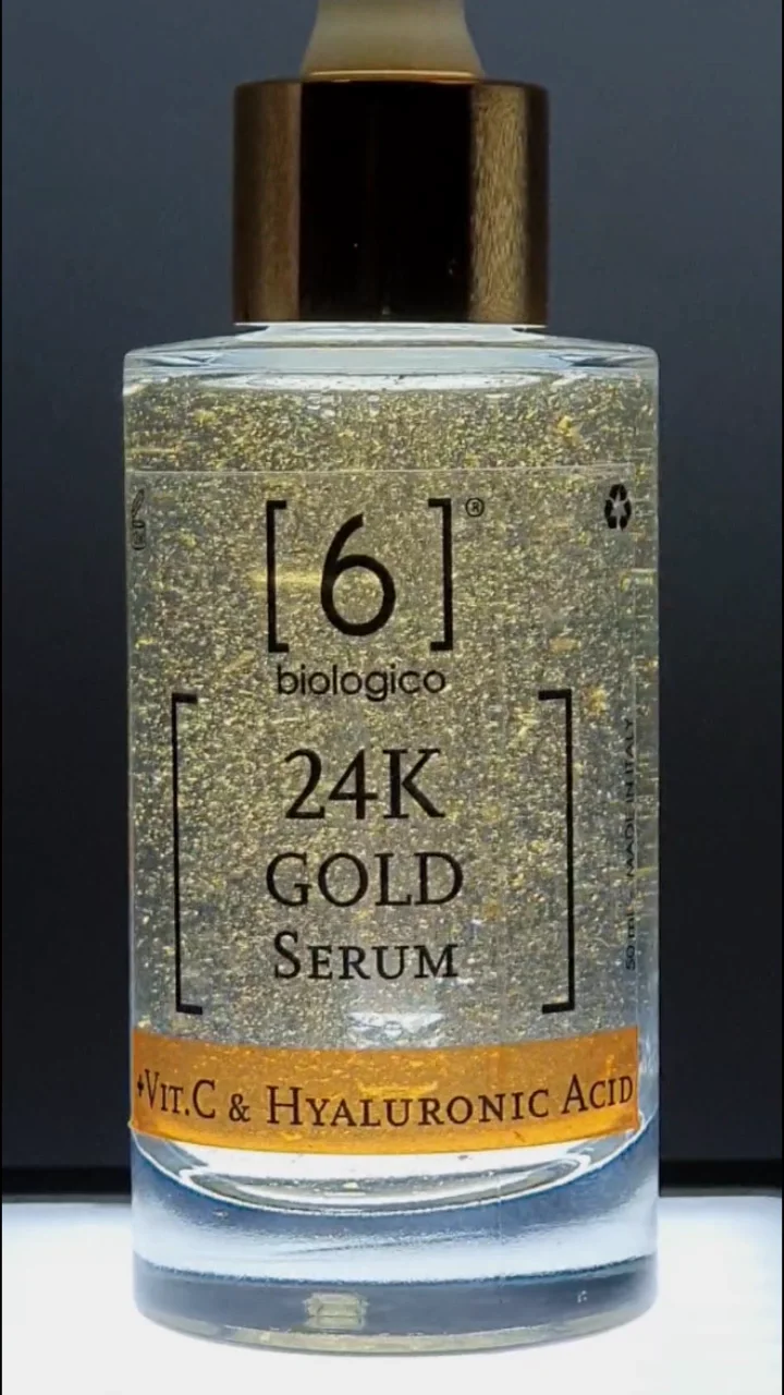 24k Gold Serum With Vitamin C And Hyaluronic Acid - Anti Aging Anti ...