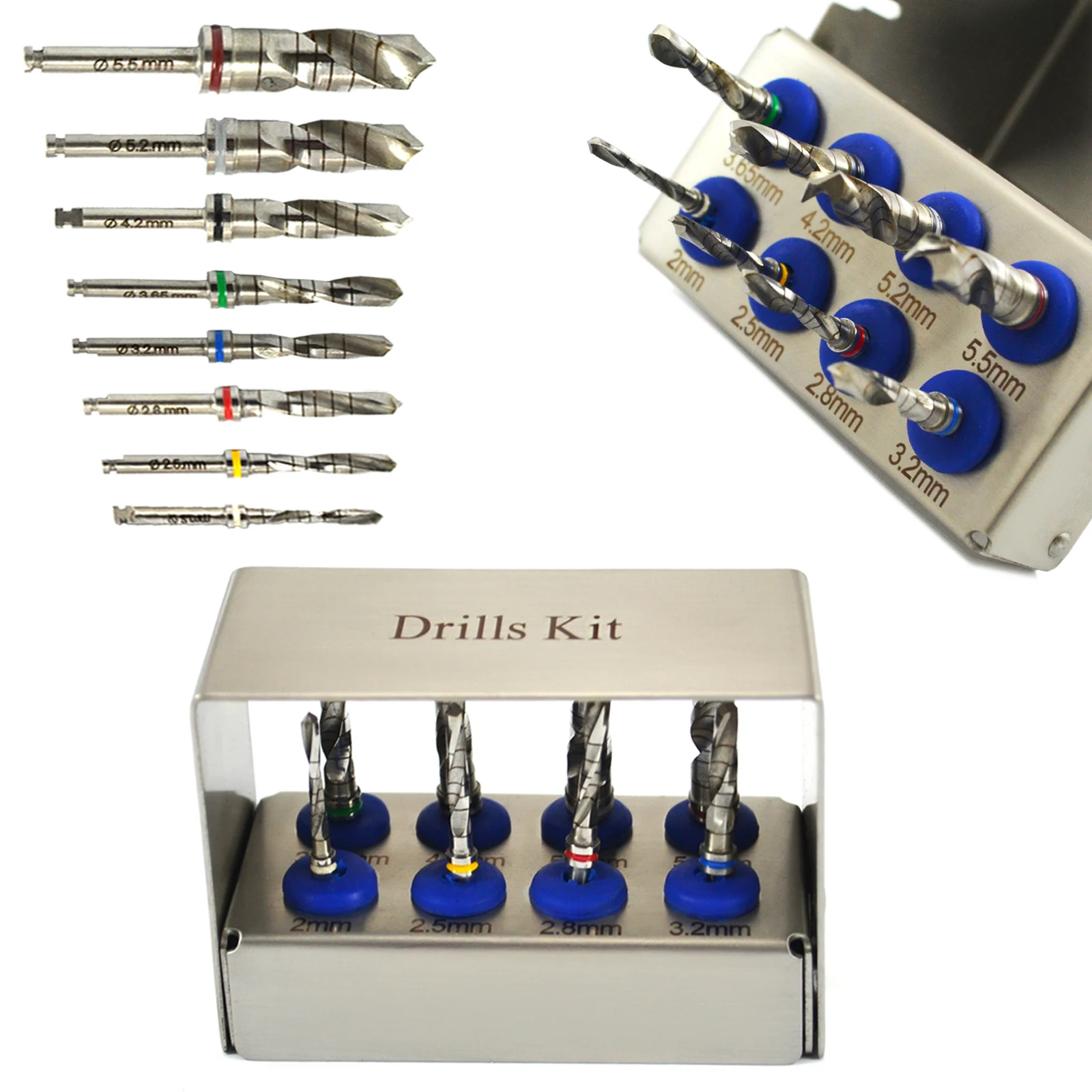 Wholesale Dental Implant Placement Drill System Surgical Drills Kit For ...