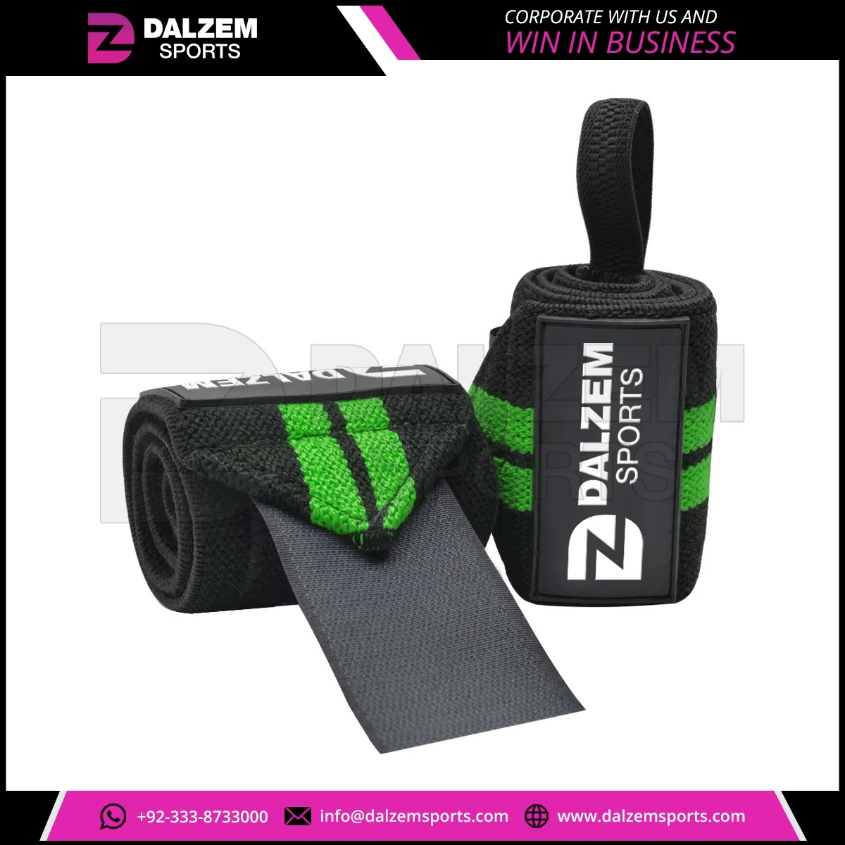 Custom Heavy-Duty Cotton Wrist Wraps Unisex Durable Lifting Support for ...