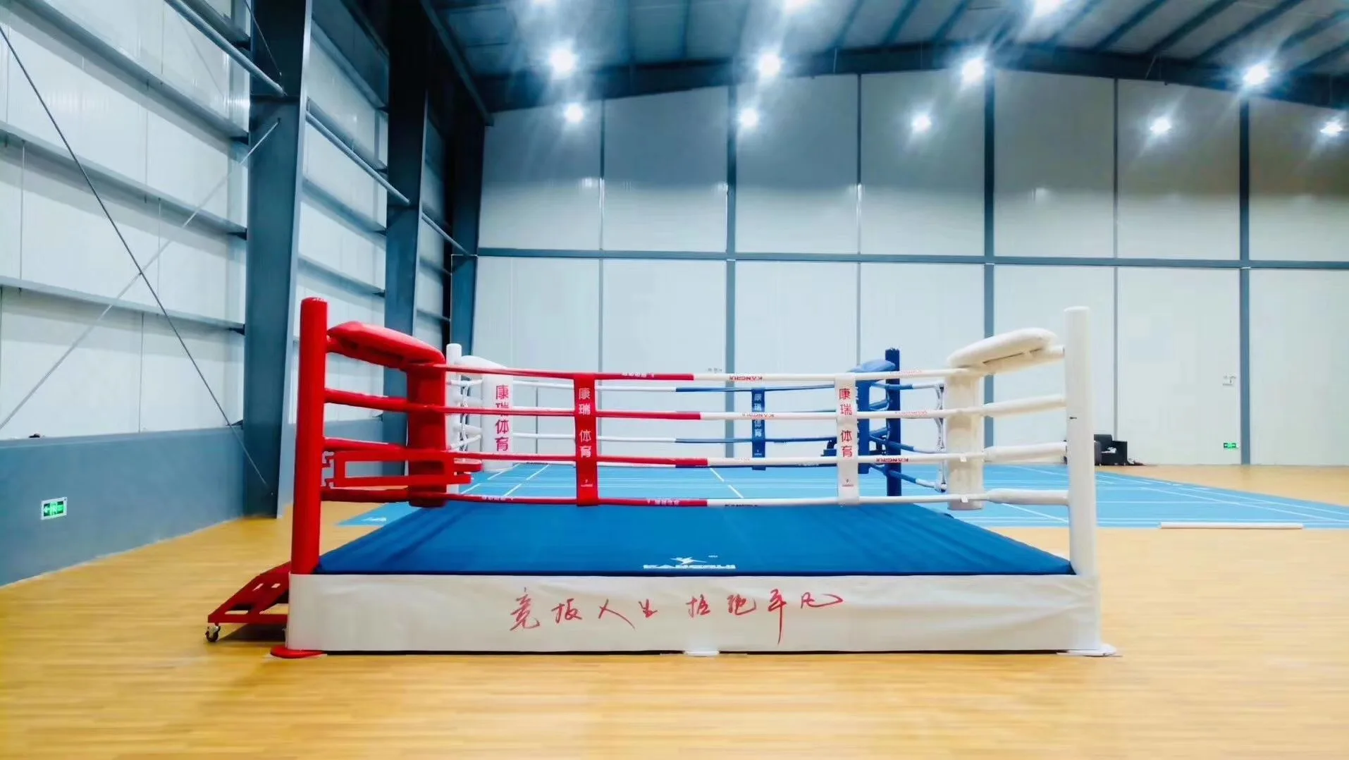 Boxing Ring Stairs - Customized Steel for International Standards