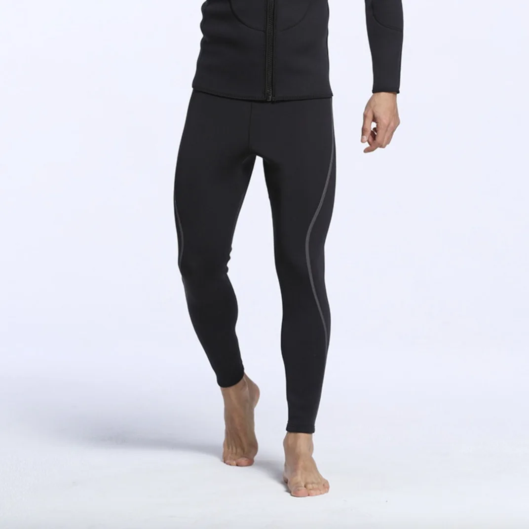 Diving Bottom Wetsuit Trousers 2mm Neoprene Black Wetsuit Pants For Men ...