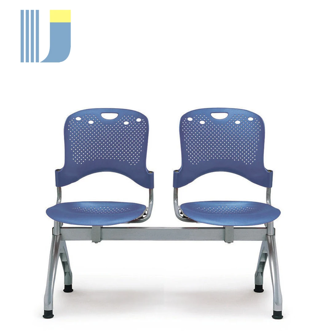 Plastic Style Waiting Chair - 2 Seats for Public Seating