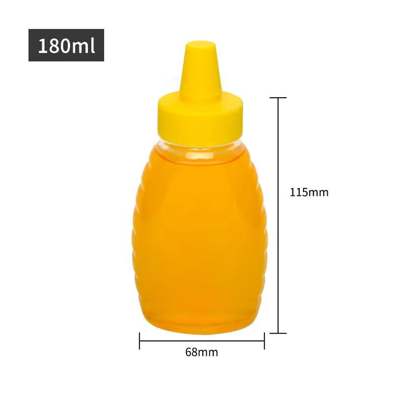 Clear Empty Plastic Honey Containers - Leak Proof & Customizable