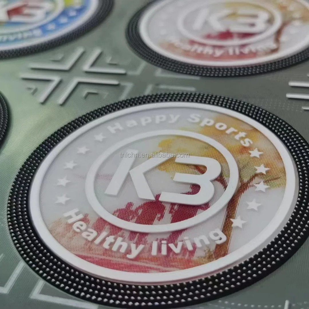 Custom Print 3D Logo Silicone Heat Transfer Labels for Garments