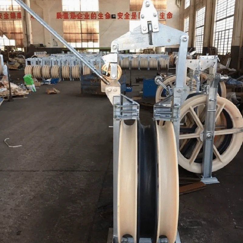 Bridge Type Cable Laying Roller For Power Telecoms Utility Installs ...