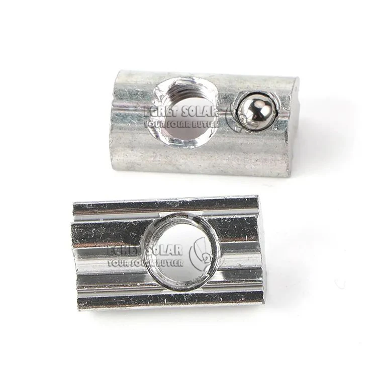 M8 Slide Block with Spring Solar Aluminum Slide Nut M8 Slot Nut for ...