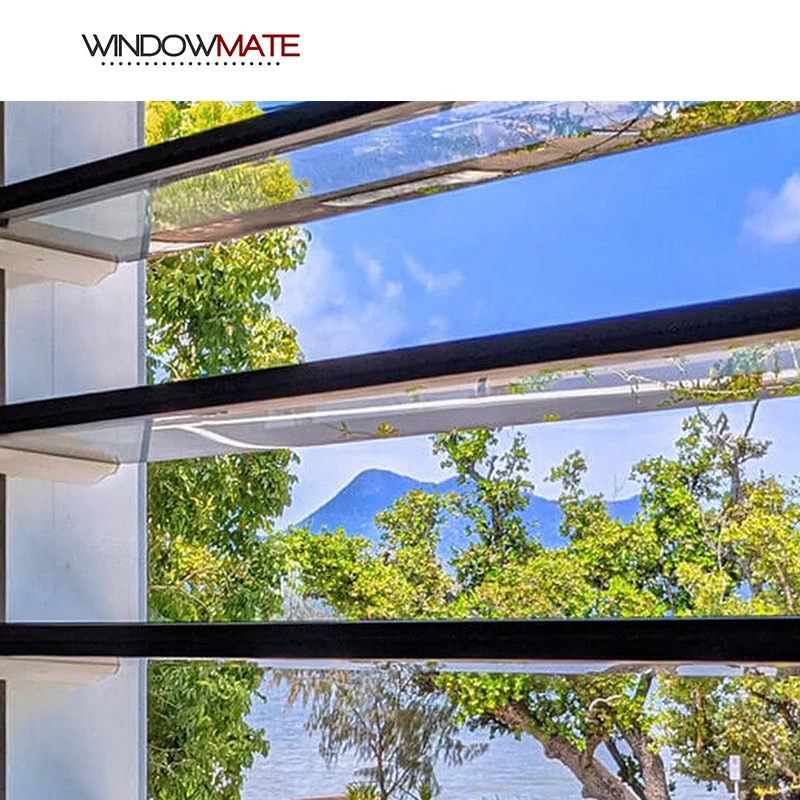 Aluminum Motorized Sun Louver Window Shutter Remote Control Customized ...