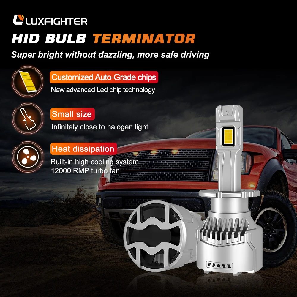 Luxfighter D2/d4 D-series 90w Car Led Light D1/d3super Bright Led ...