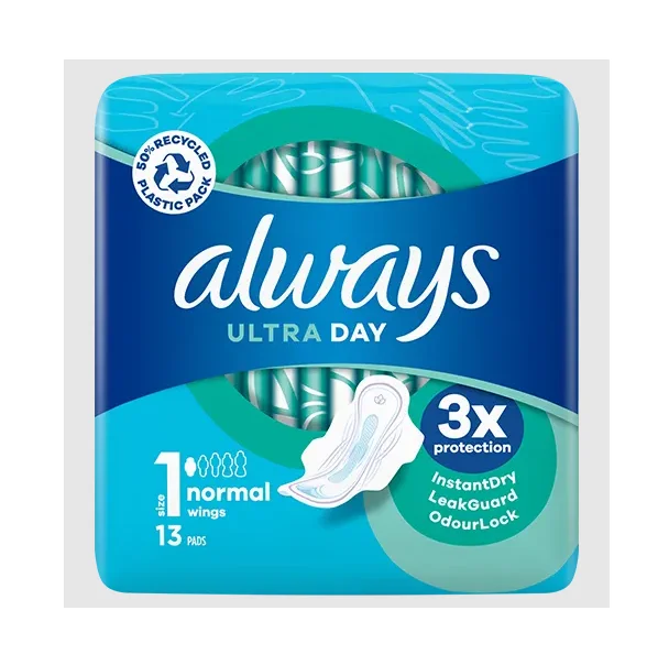 Always Ultra Thin Daytime Pads With Wings,Size 2 - Buy Always 3-in-1 ...