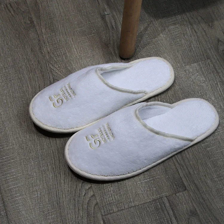 Gf Hotel Slippers Disposable Custom Soft Personalized Coral Fleece ...