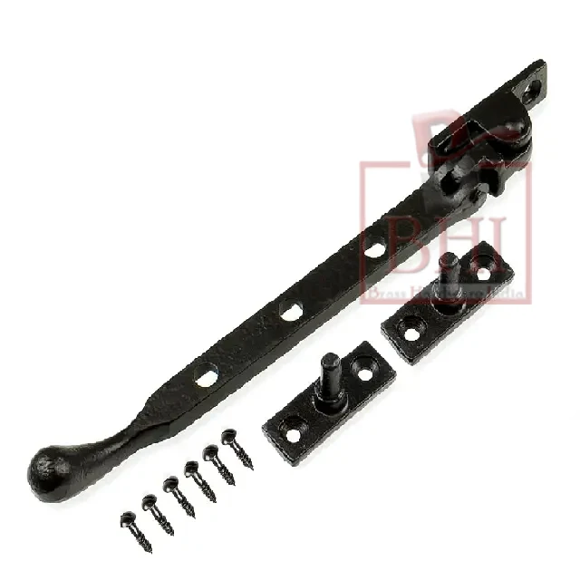 Black Antique Sash Window Casement Stay Spear 150mm Brass Window Stay ...