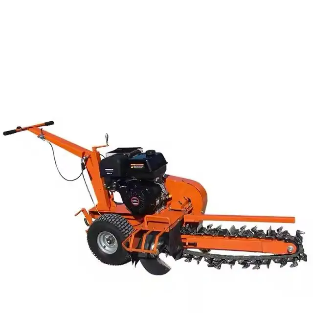 Automatic Agricultural Mini Trencher Machine Rock Trenching Ditch ...
