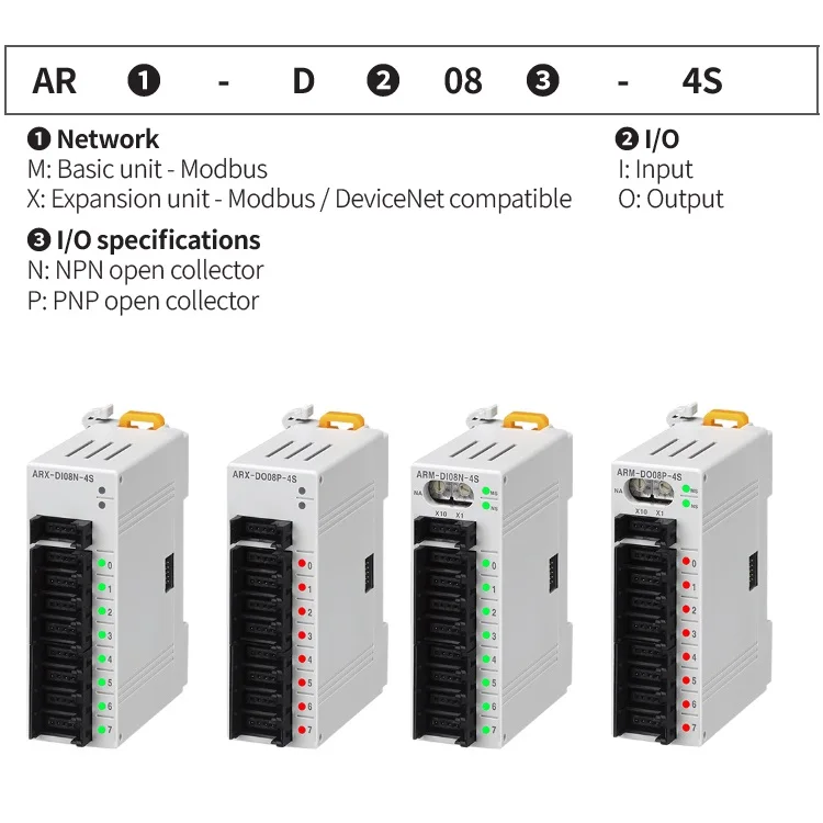 ARM-DI08P-4S Autonics Modbus RTU Protocol Digital IO Module