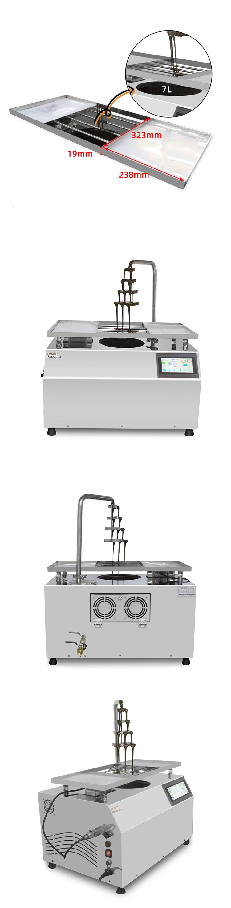 Mini Chocolate Tempering Machine Small Automatic Chocolate Enrobing ...