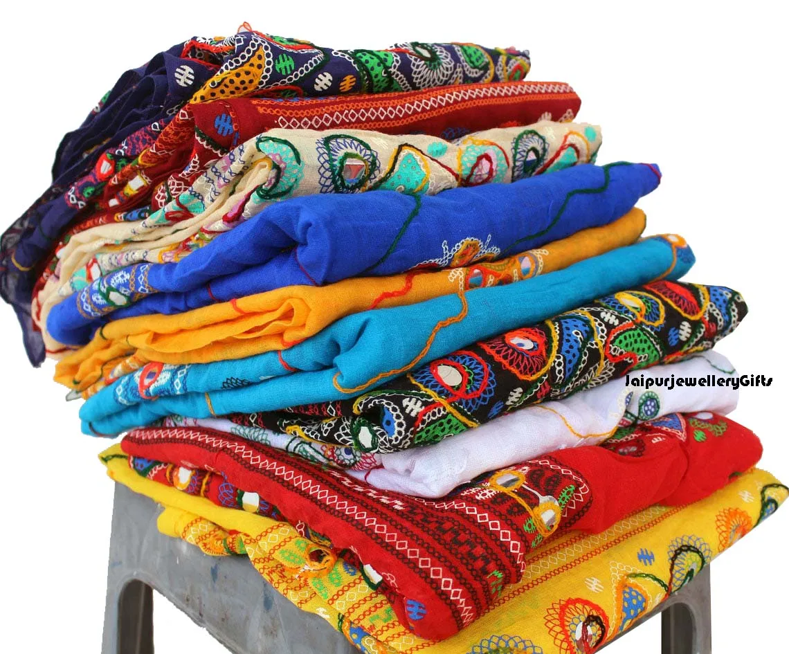 New Arrival Indian Rajasthani Hand Work Long Dupatta For Women ...