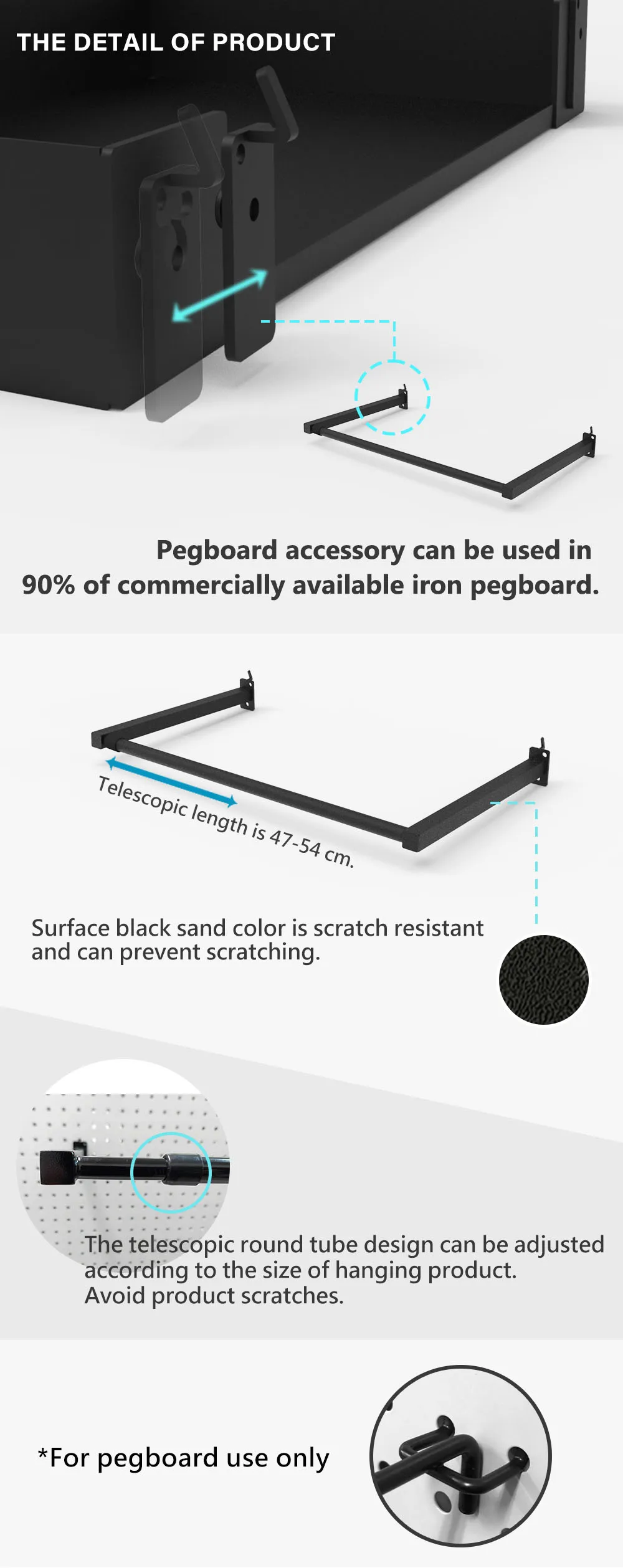U-shaped Hang Rail For Retail Clothing Display - Buy Grade Clothing ...