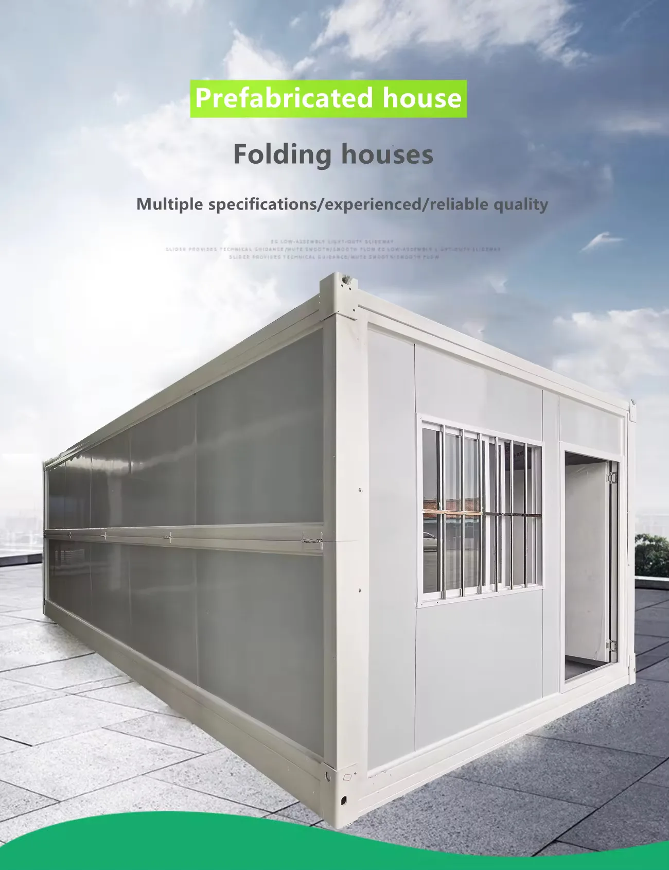 China Portable Fold Out 20ft Office Collapsible Folding Container House ...