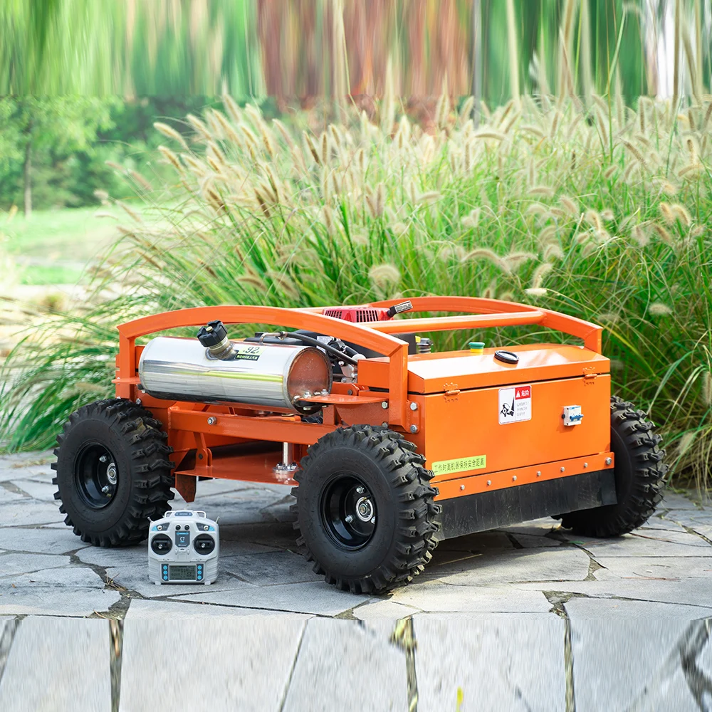 Smart Remote Control Lawn Mower - 360-Degree Rotating Weeder
