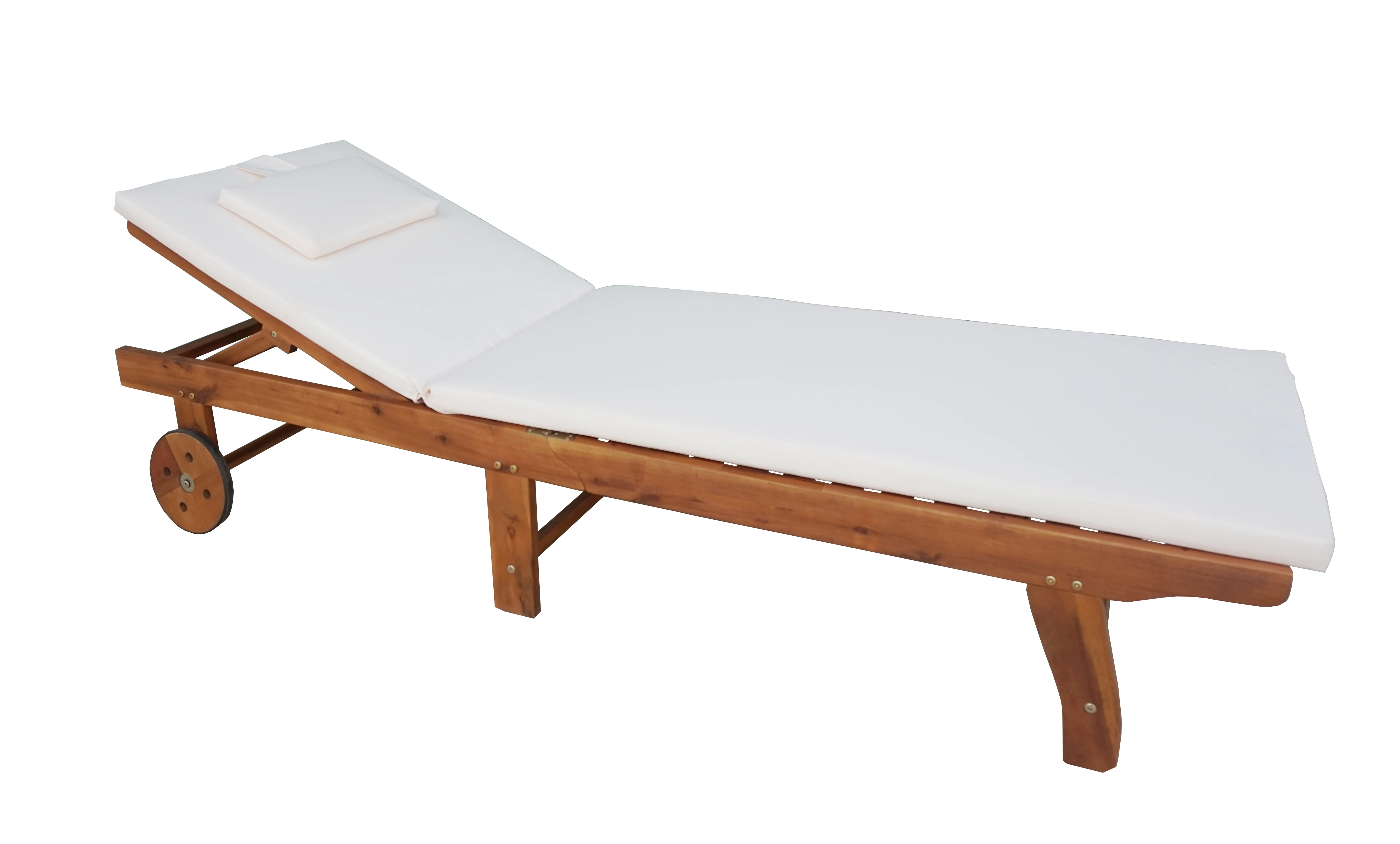 Luxury Style Sunny Foldable Sun Lounger Standard Packing Wooden ...