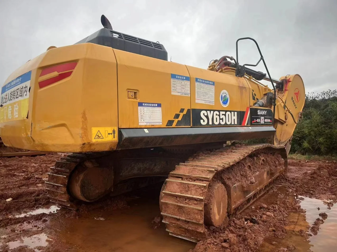 Sany Used Excavators Working Time 1535 Hours Year 2022 Used Sy650h Excavator - Buy Large ...
