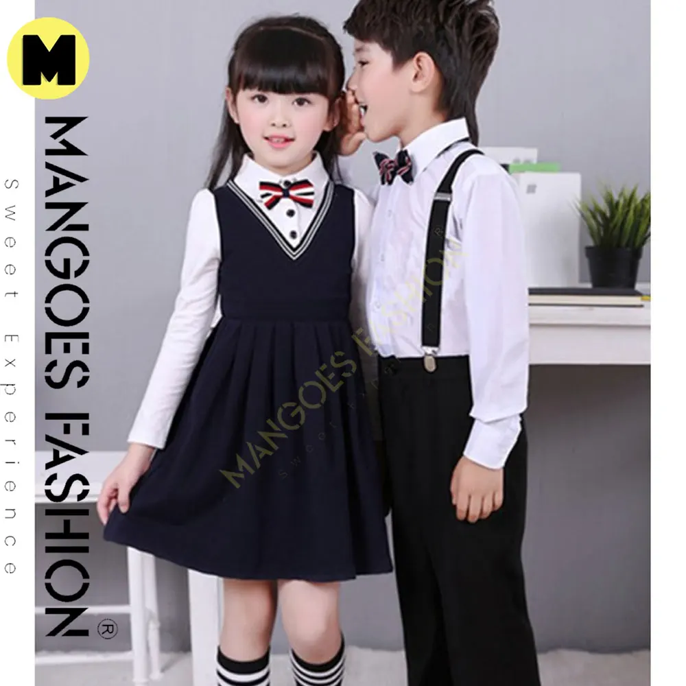 Long Sleeve School Uniforms Chorus Dress For Boys And Girls Children's ...