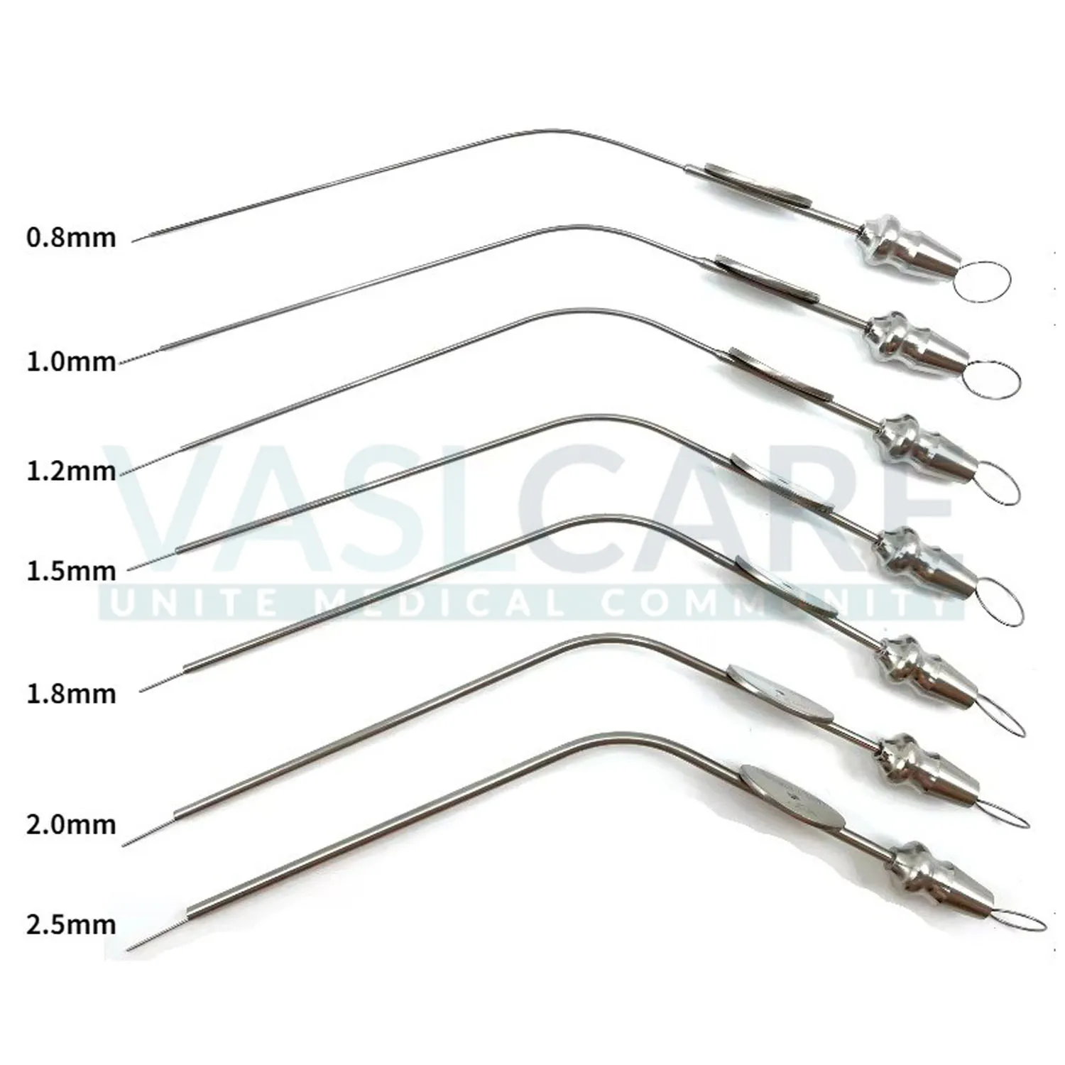 Myringotomy Atraumatic Baron Ear Suction Tube Set by Vaslcare