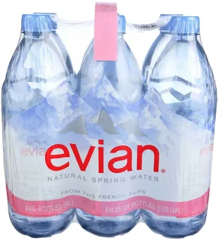 Premium Grade Evian Still Natural Mineral Water 1.5l - Pack Of 6 - Buy Evian Water,Evian Natural ...