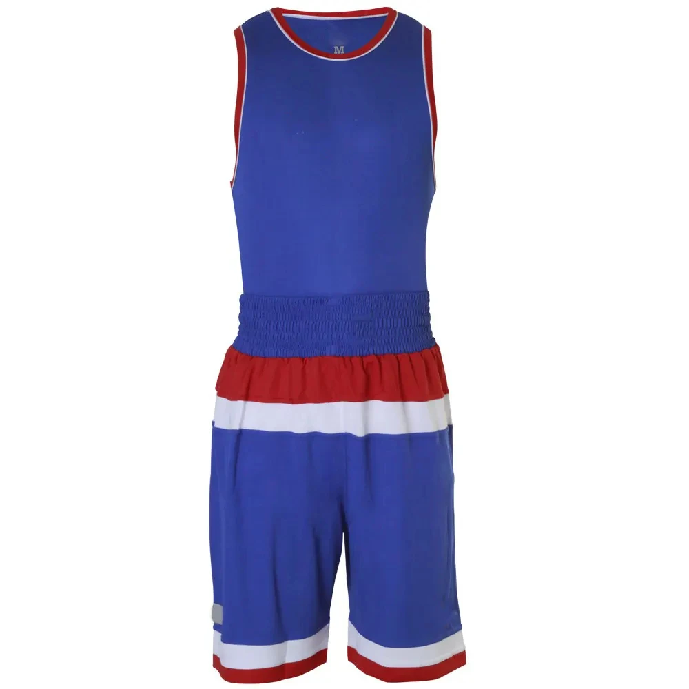 Unisex 100% Polyester Boxing Vest and Shorts Kit Unisex Boxing Uniform ...