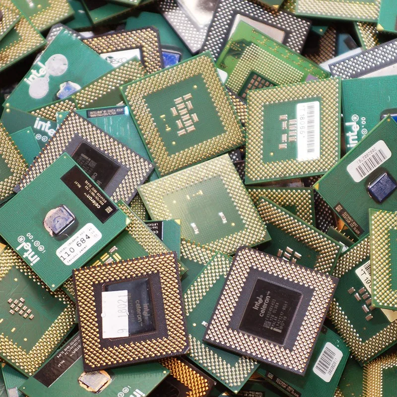Ceramic Cpu Scrap With Gold Pins/ / Processors Scrap/intel Pentium Pro ...