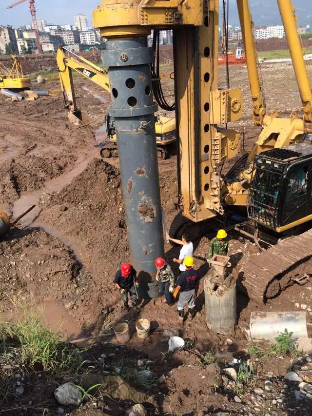 Double Wall Casing Pipe With Diameter 620/540 Mm For Bored Pile ...