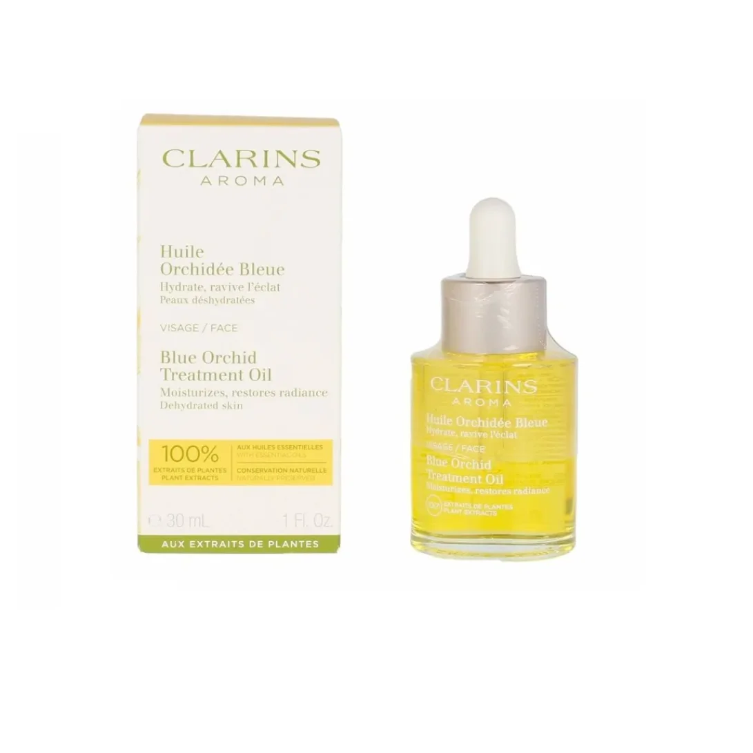 For Clarins Blue Orchid Oil 30ml Skin Care Product for Dehydrated Skin ...