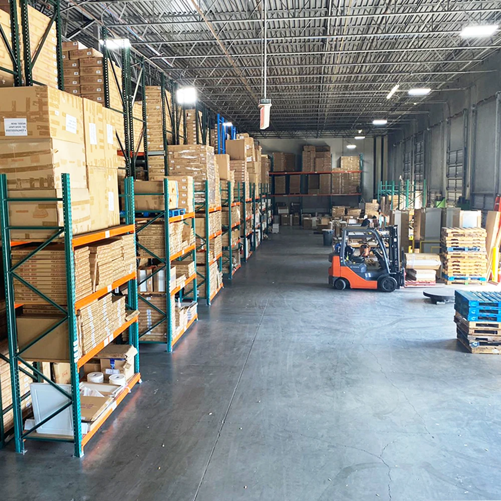 Shop Our USA Warehouses for Modern Grey Kitchen Cabinets