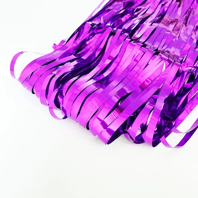 Wholesale Bright Aluminum Foil Party Rain Curtain For Birthday Party ...