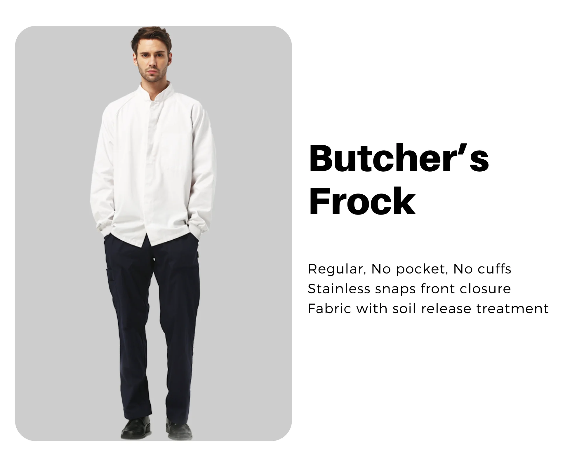 ISO9001 Manufacturer Cooking Butcher Coat Chef Jacket OEM Restaurant ...