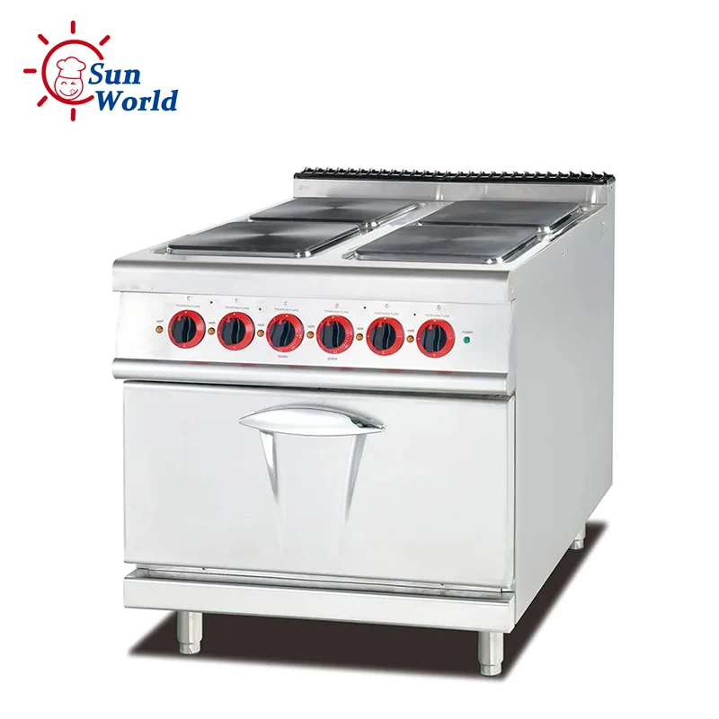 Commercial kitchen Hot Plate 4 Burner Electric Cooking Stove 6 hot ...