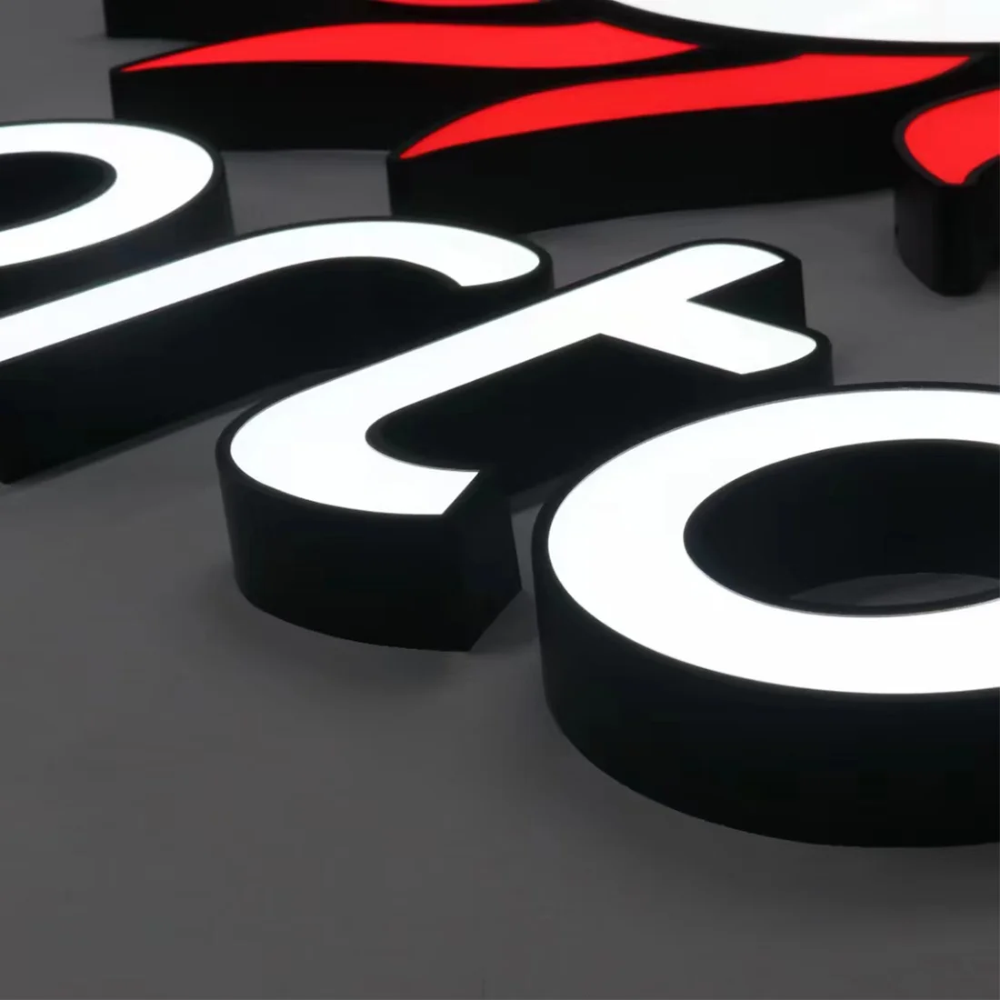 Custom Storefront Sign Led Business Logo Name Company Luminous Letters ...