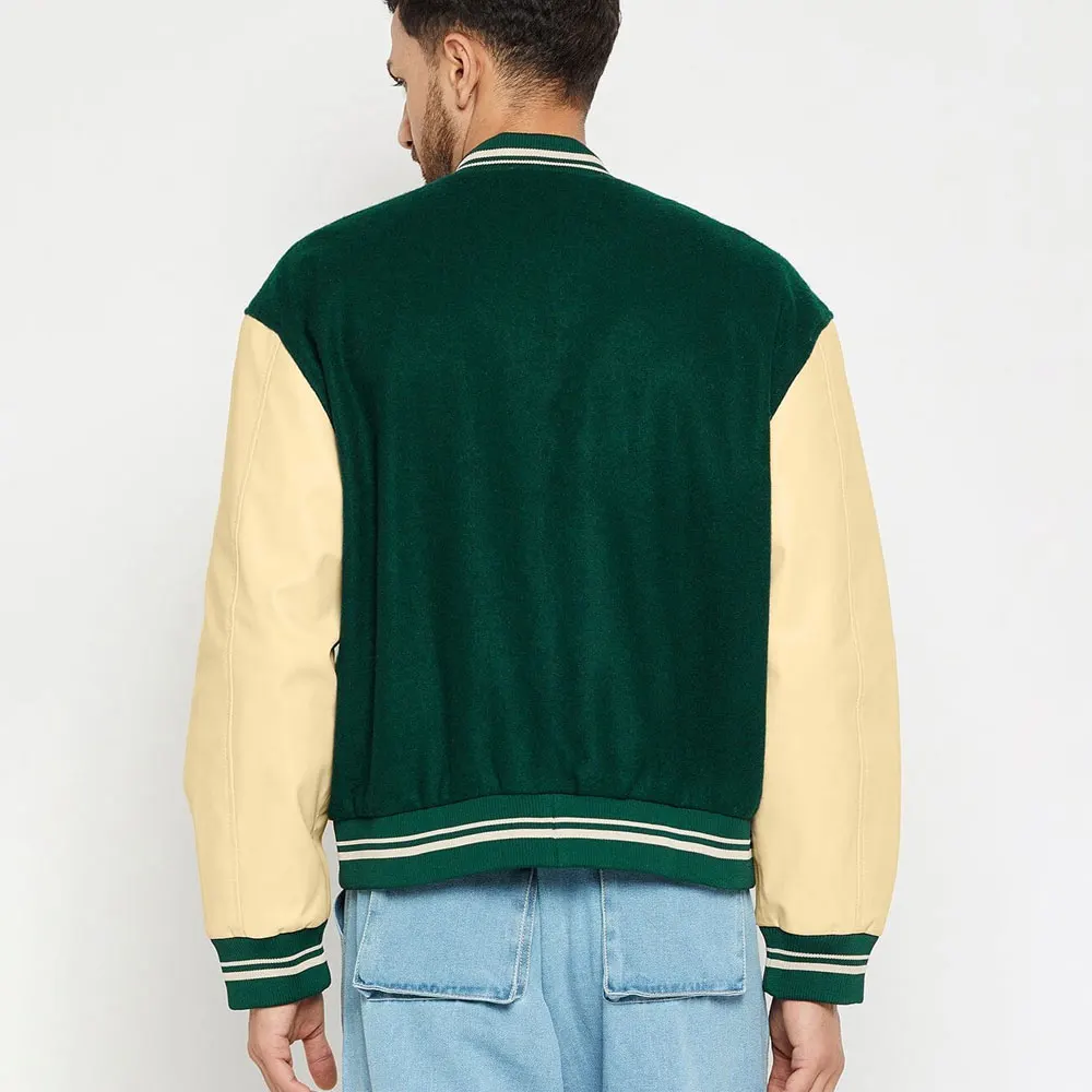 New Style Custom Varsity Jacket Men Melton Wool Varsity Jackets ...